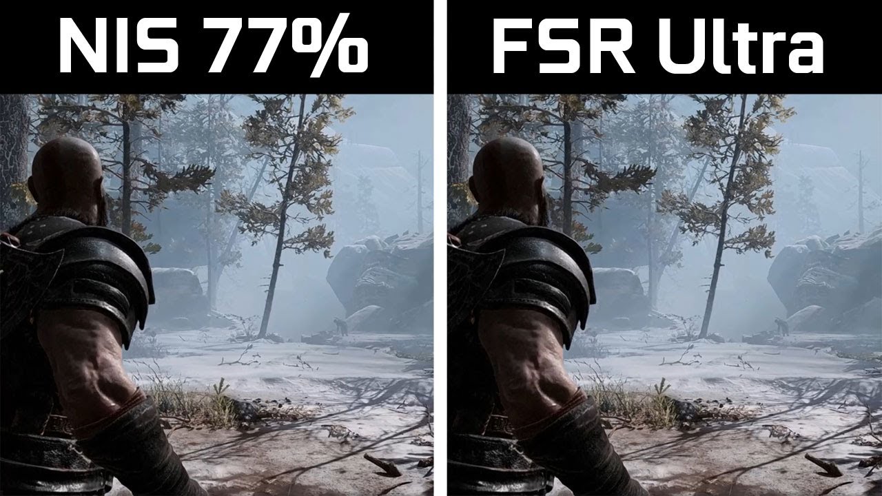 God of War - Nvidia Image Scaling (NIS) vs FidelityFX Super Resolution ...
