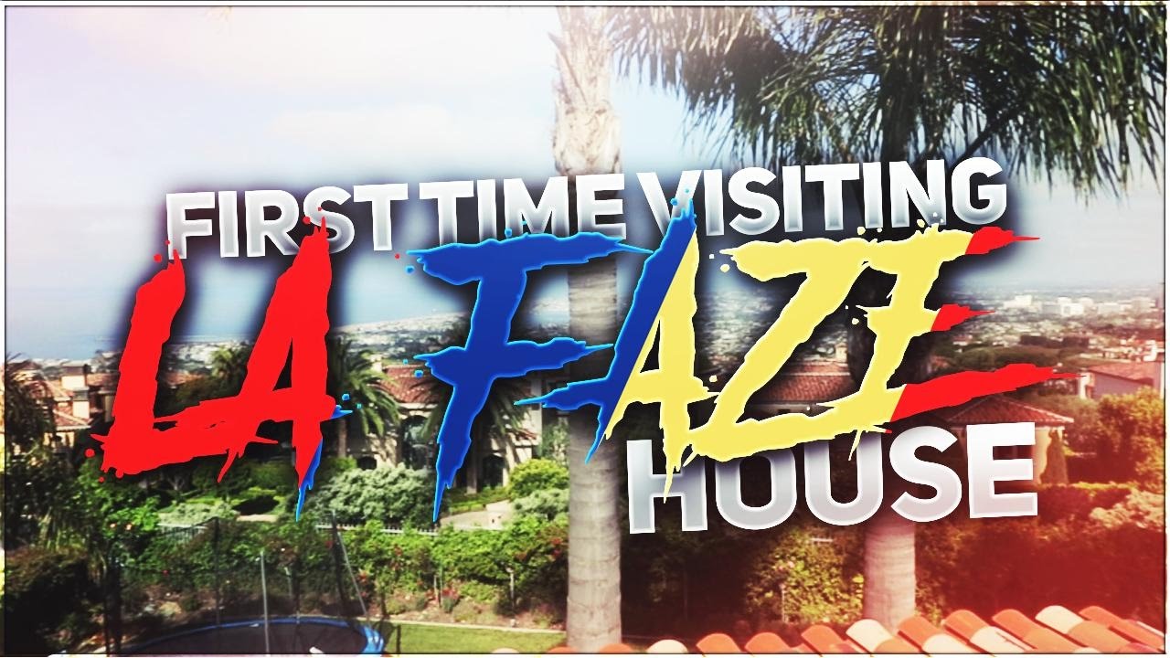 FIRST TIME VISITING LA FAZE HOUSE - YouTube