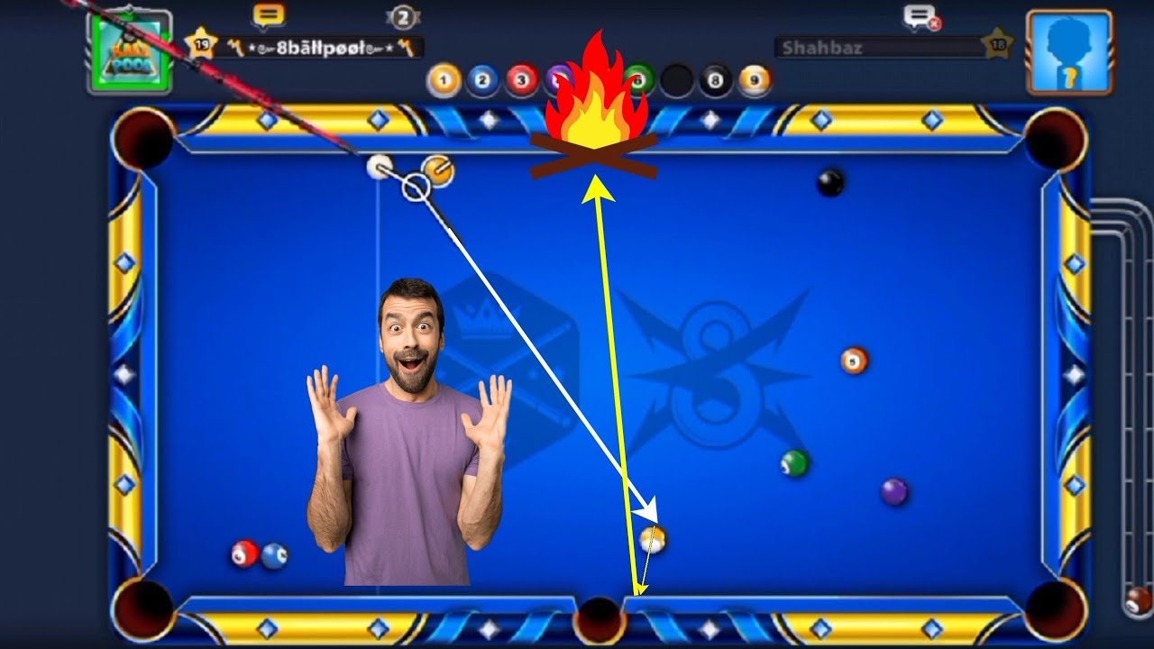 7 amazing and beautiful shots in the 8 ball pool - YouTube