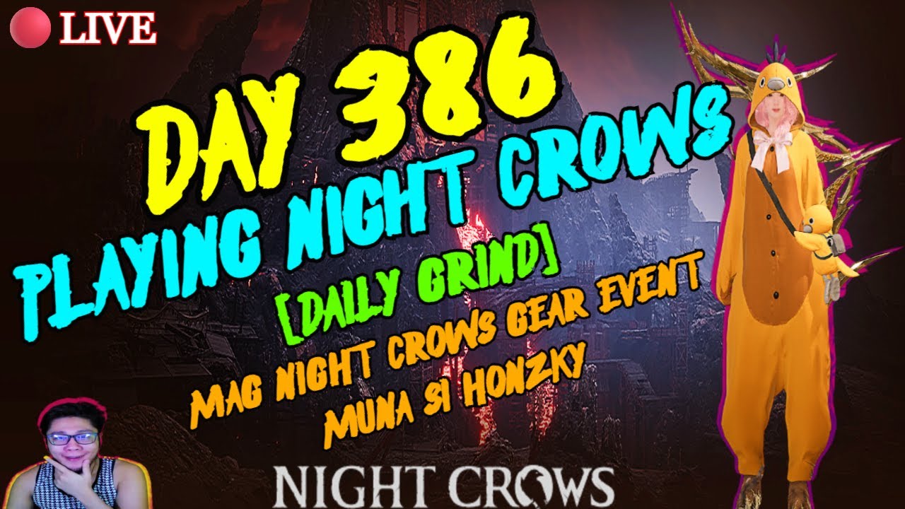 🔴LIVE: NIGHT CROWS-DAY 385 | CHSG#7096 | TARA MAG WEAPON STYLE EVENT [FIL/ENG] - YouTube