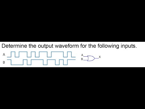 OR Gate Output Waveform | Determine Output in Logic Gates 15 - YouTube
