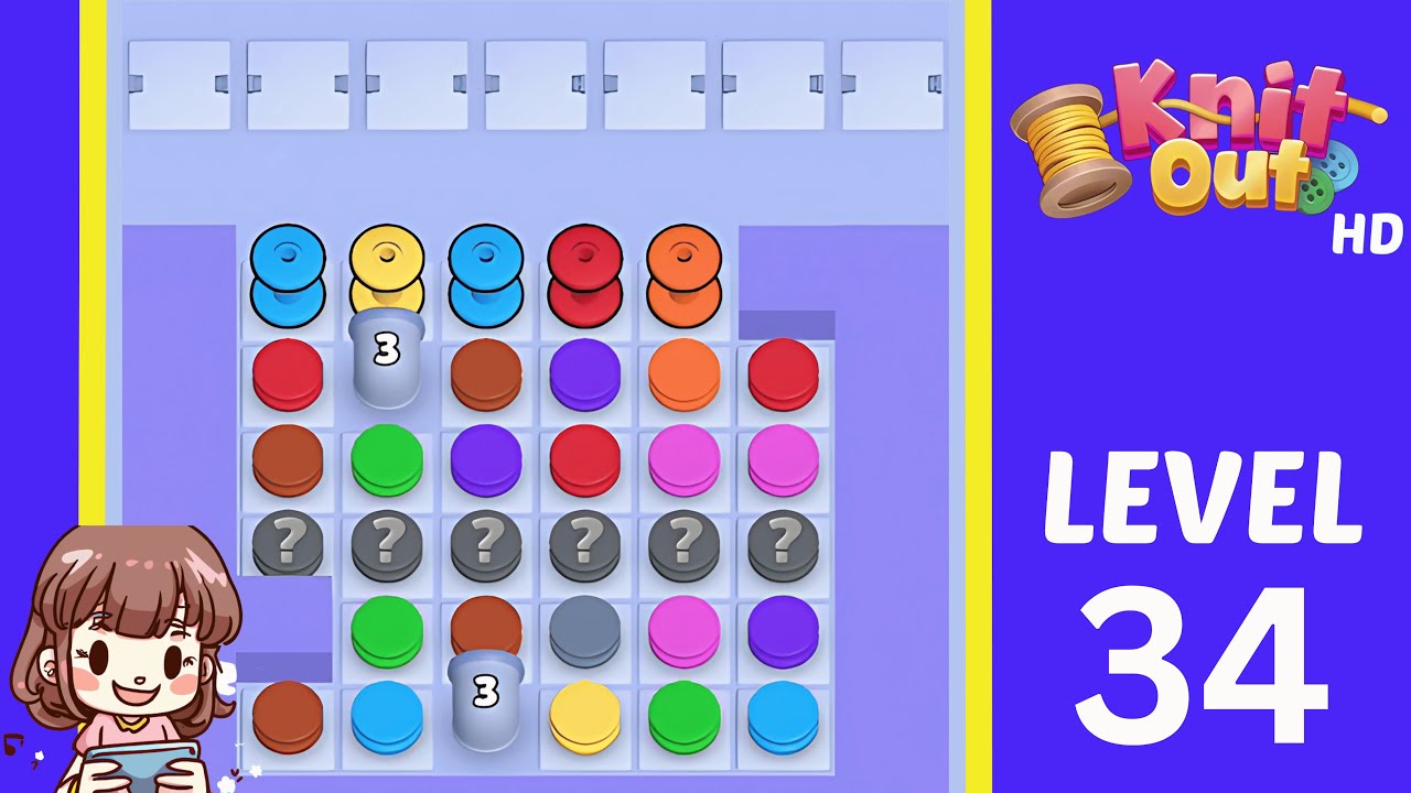 Knit Out Level 34 Solution Walkthrough - YouTube