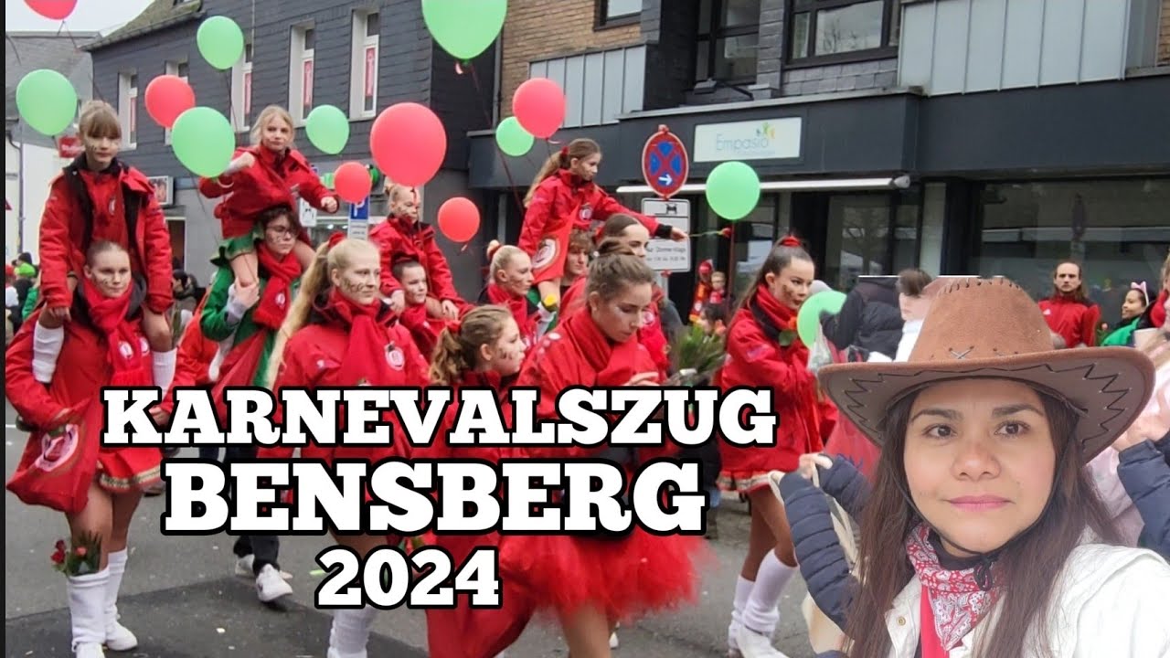 KARNEVALSZUG BENSBERG 2024 - YouTube