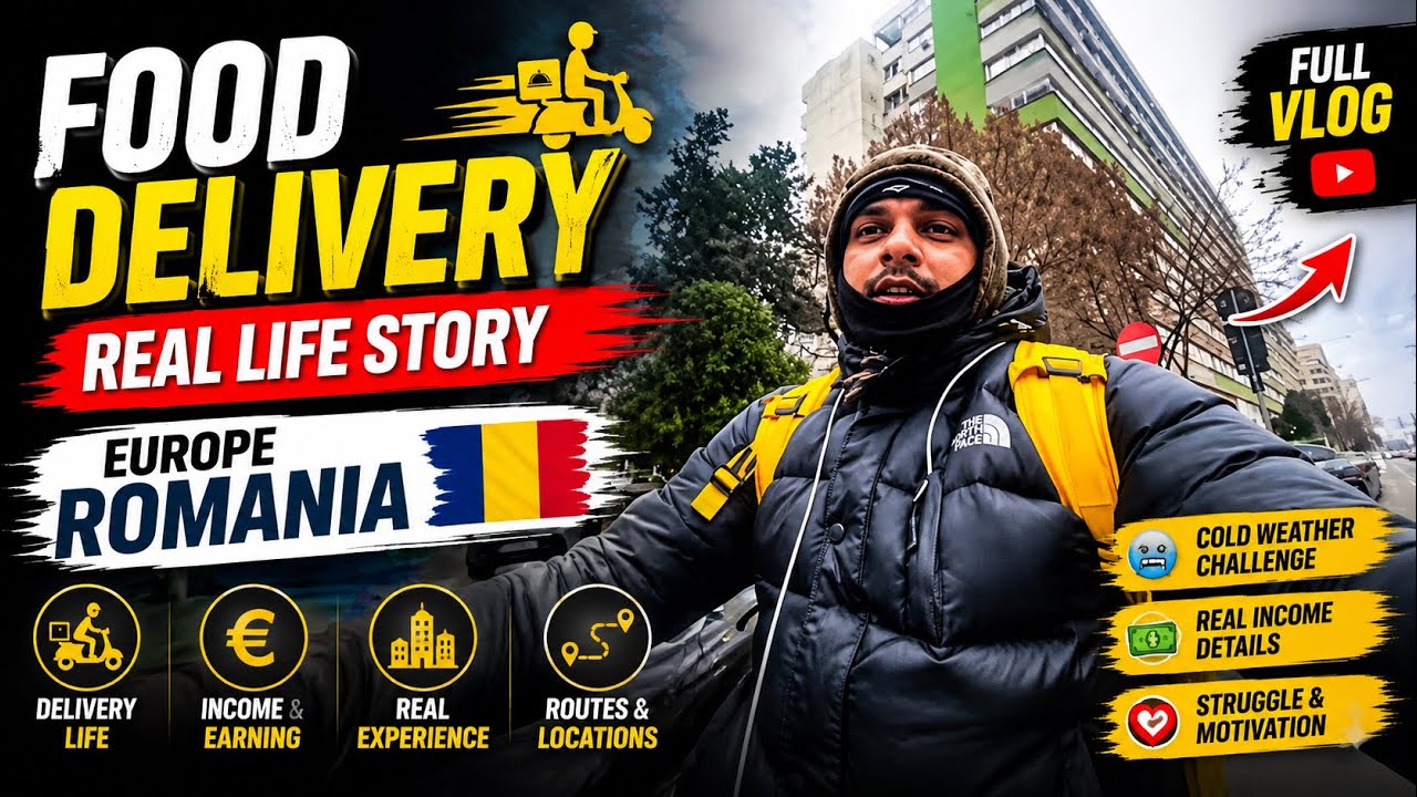 Food Delivery को Real Life 😓 | Full Day 🇷🇴Vlog - YouTube