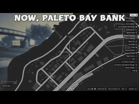 نحوه ورود به بانک FLEECA vault و paleto bay bank در gta5 جی تی ای ۵ - YouTube