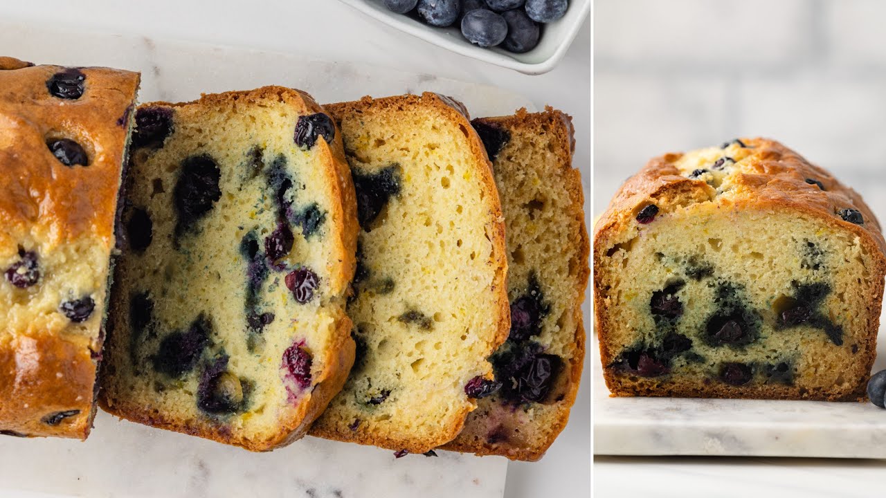 Lemon Blueberry Bread - YouTube