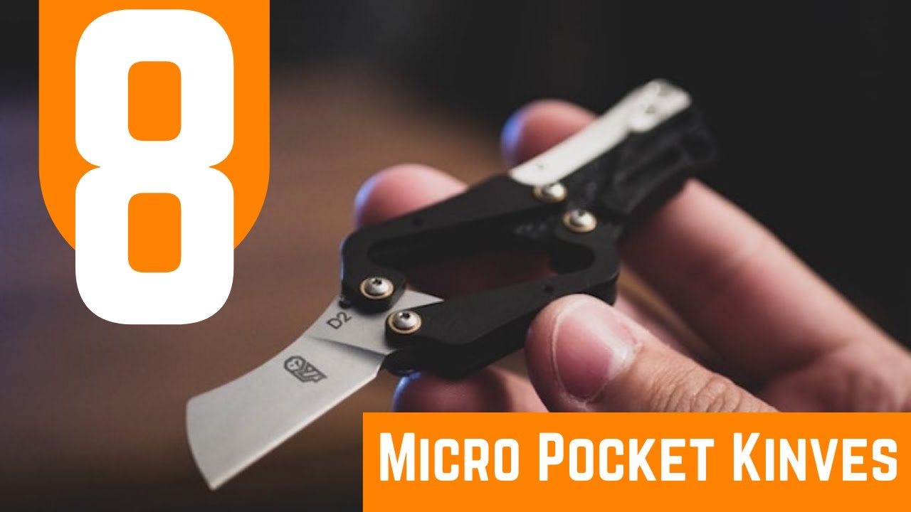 8 MUST SEE MICRO POCKET KNIVES - YouTube