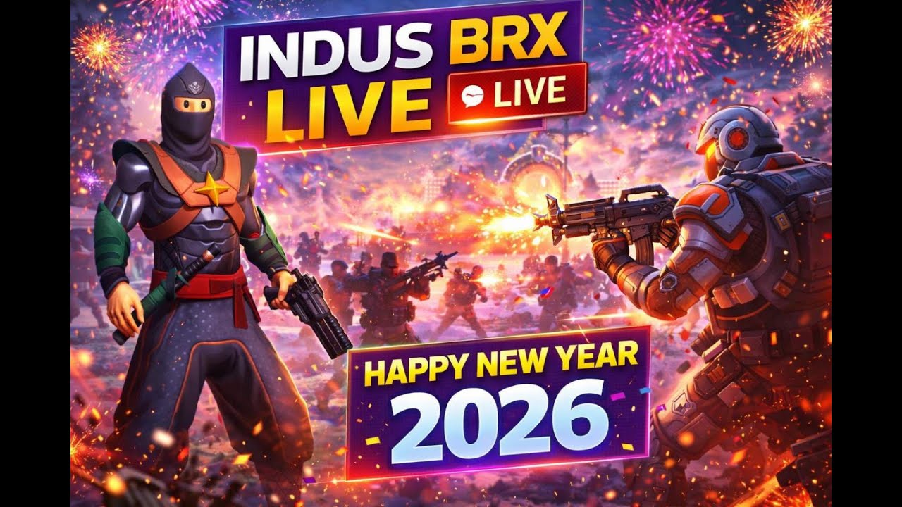 Indus BRX Live | Prime Rush + Extraction Mode | NewYear 2026 #induslive ...