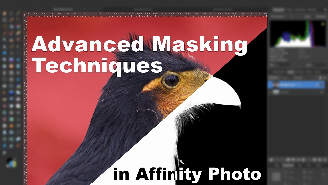 Affinity Photo Tutorial - Advanced Masking Techniques - Feathers - YouTube