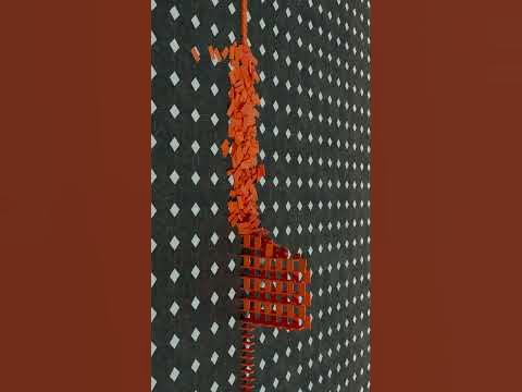 Dominos 3D || 3D Domino Animation || Domino Effect || Blender || Shorts - YouTube