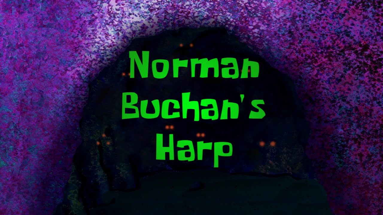 SpongeBob Music Norman Buchan's Harp - YouTube