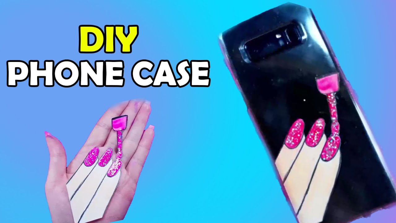 EASY AND COOL DIY PHONE CASE IDEA - YouTube