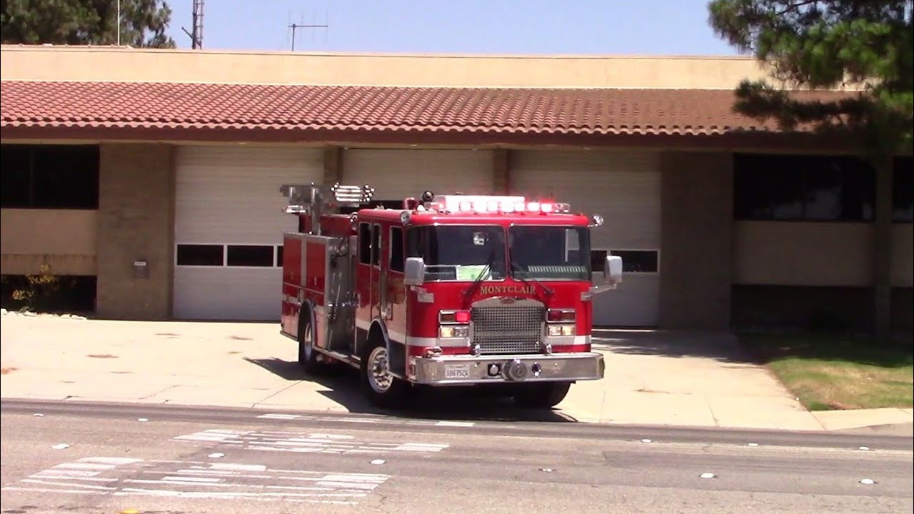 Montclair Fire Department Medic Engine 151 responding - YouTube