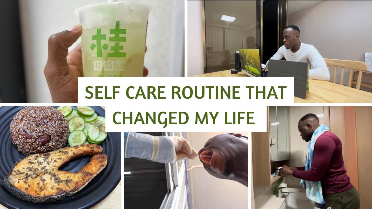 self care| what I do/use on my face| covid test| prep for first day at ...