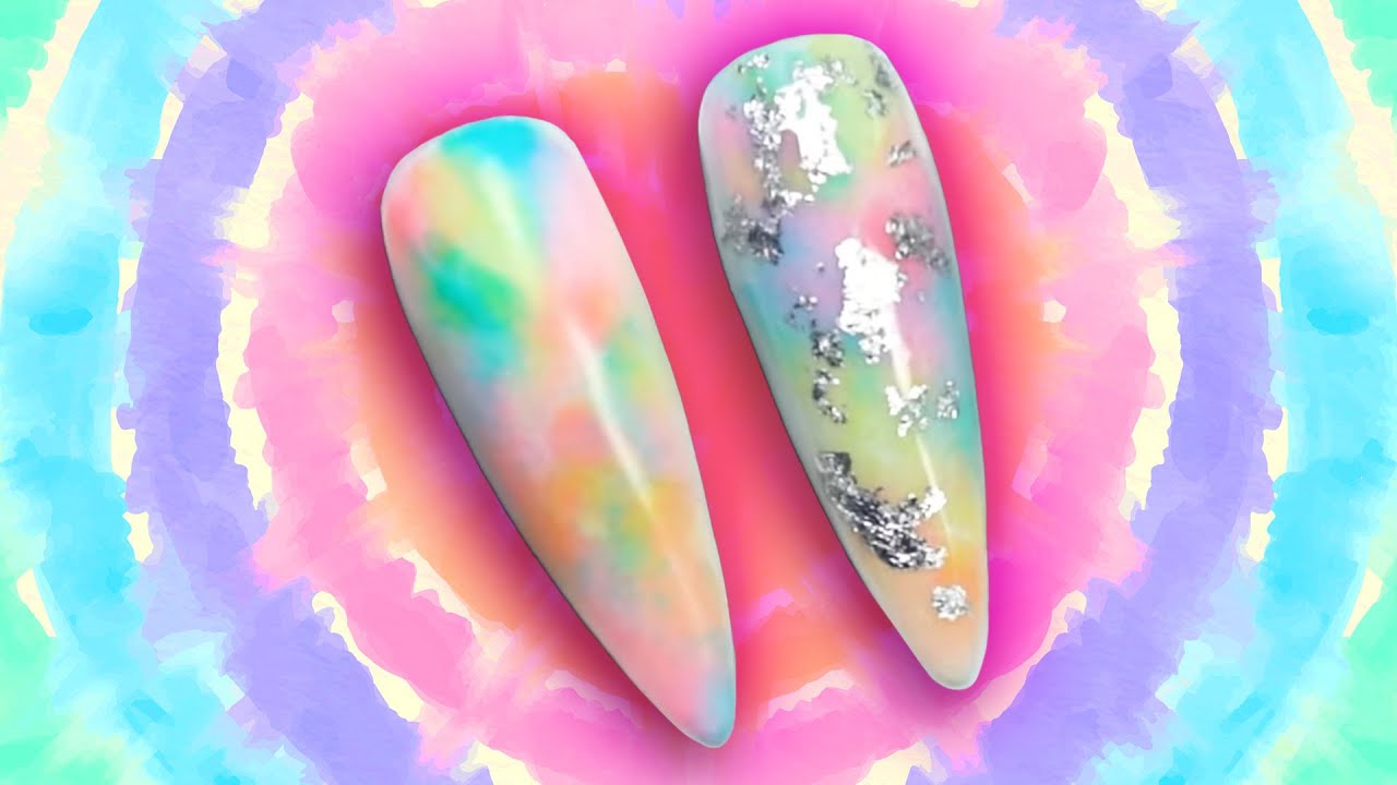 2 Fun & Easy Summer Tye Dye Nail Looks! - YouTube