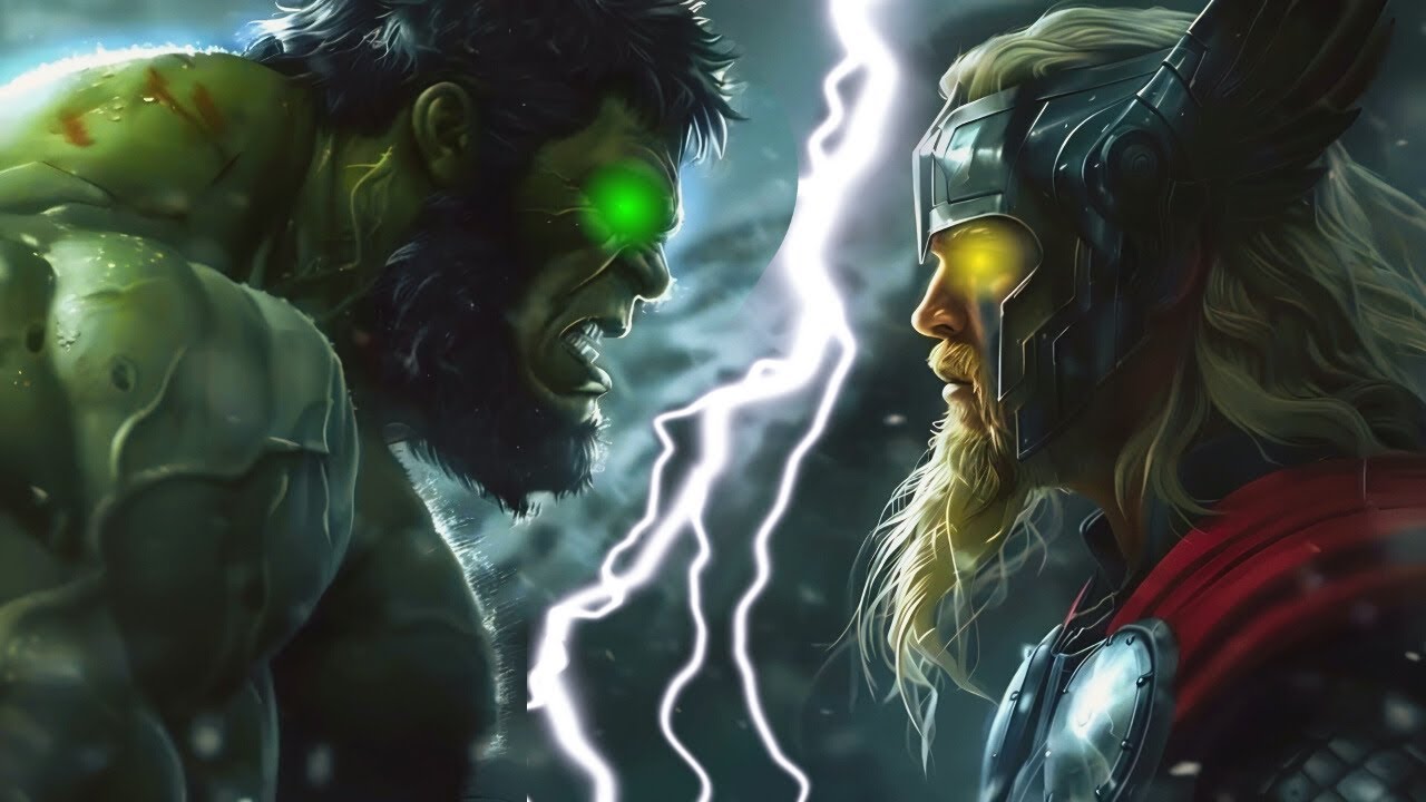 HULK VS THOR. Fantastic Combat Scenes Made by AI!!! - YouTube