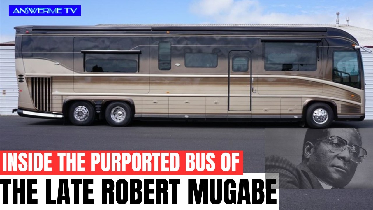 Inside The Purported Bus of the late Robert Mugabe - YouTube