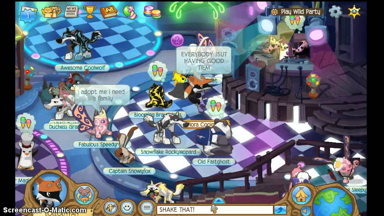 Animal jam party rock! - YouTube