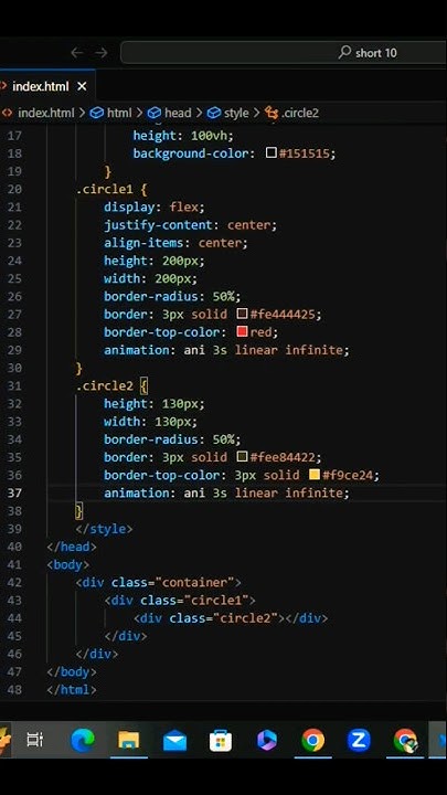 Circle Animation with | HTML CSS - YouTube