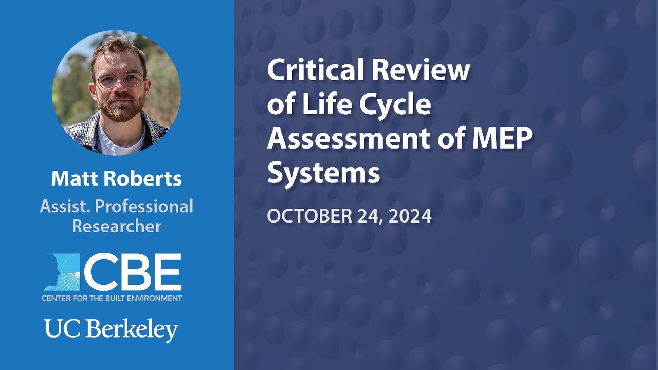 A Critical Review of LCA Studies on MEP Systems - YouTube