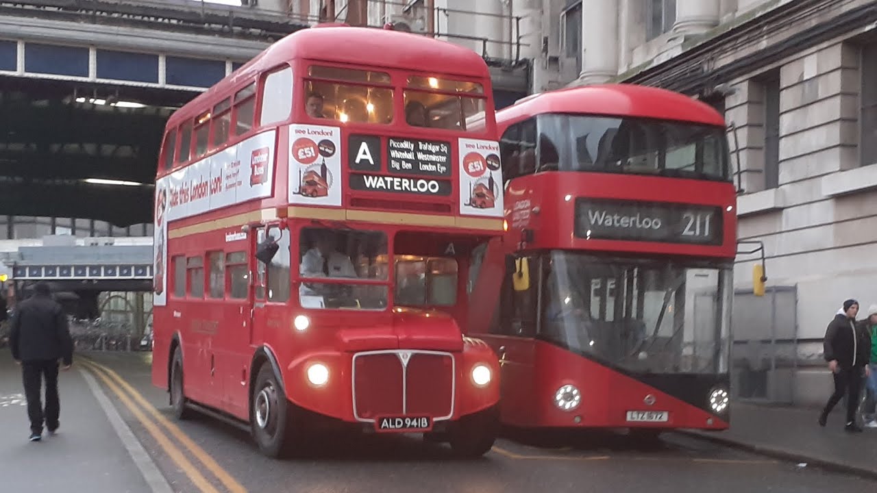 (Londoner Buses) - RM Bus - RM1941 - ALD941B - on Route A - Arrives at ...