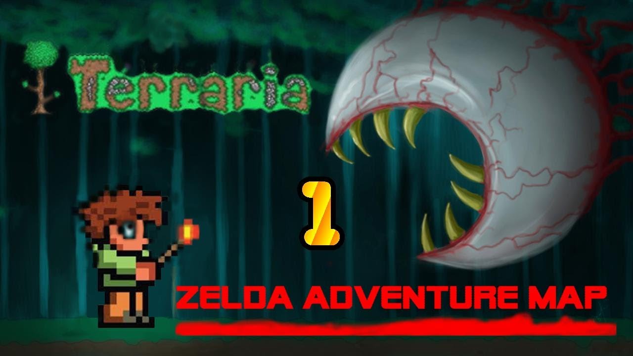 Let's Play Terraria Zelda Adventure Map [HD; Deutsch] #01 Mr Junkie ...