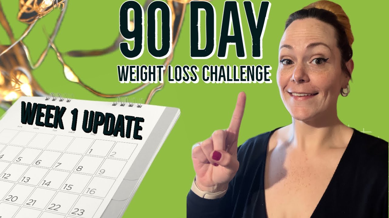 90 Day Weight loss Challenge. Week 1 Update - YouTube