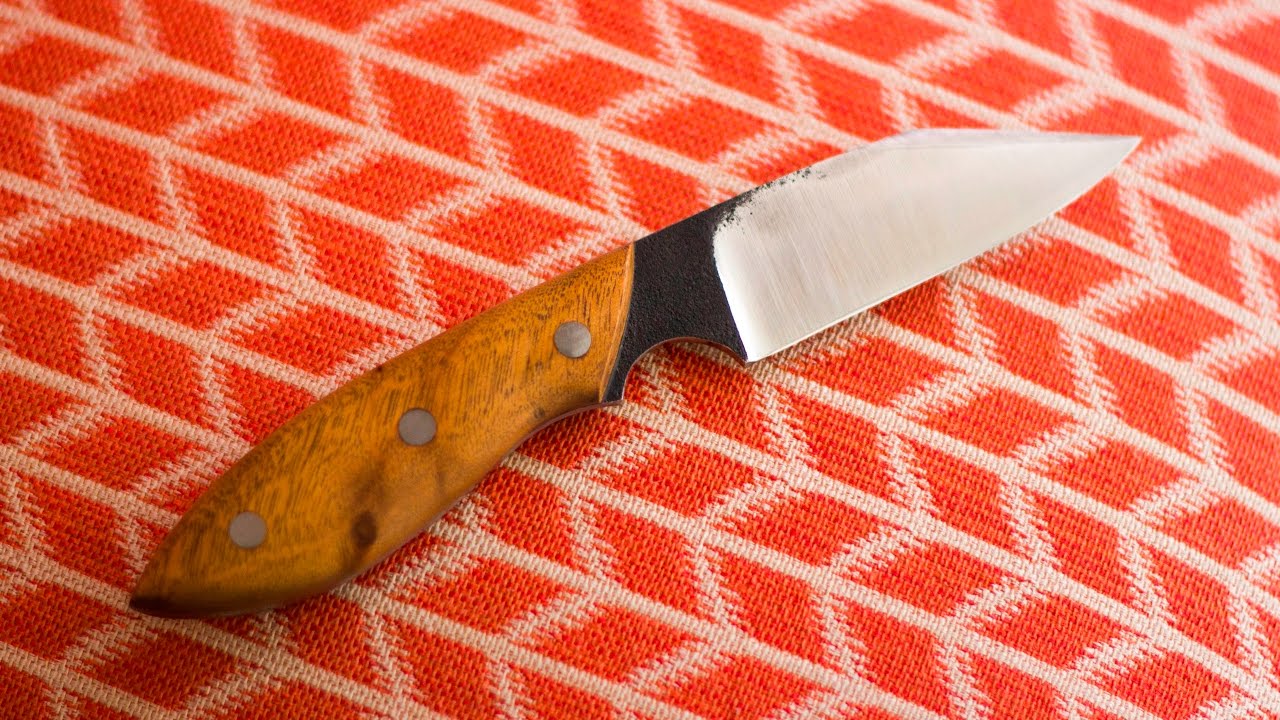 Making a Small Custom Knife - YouTube