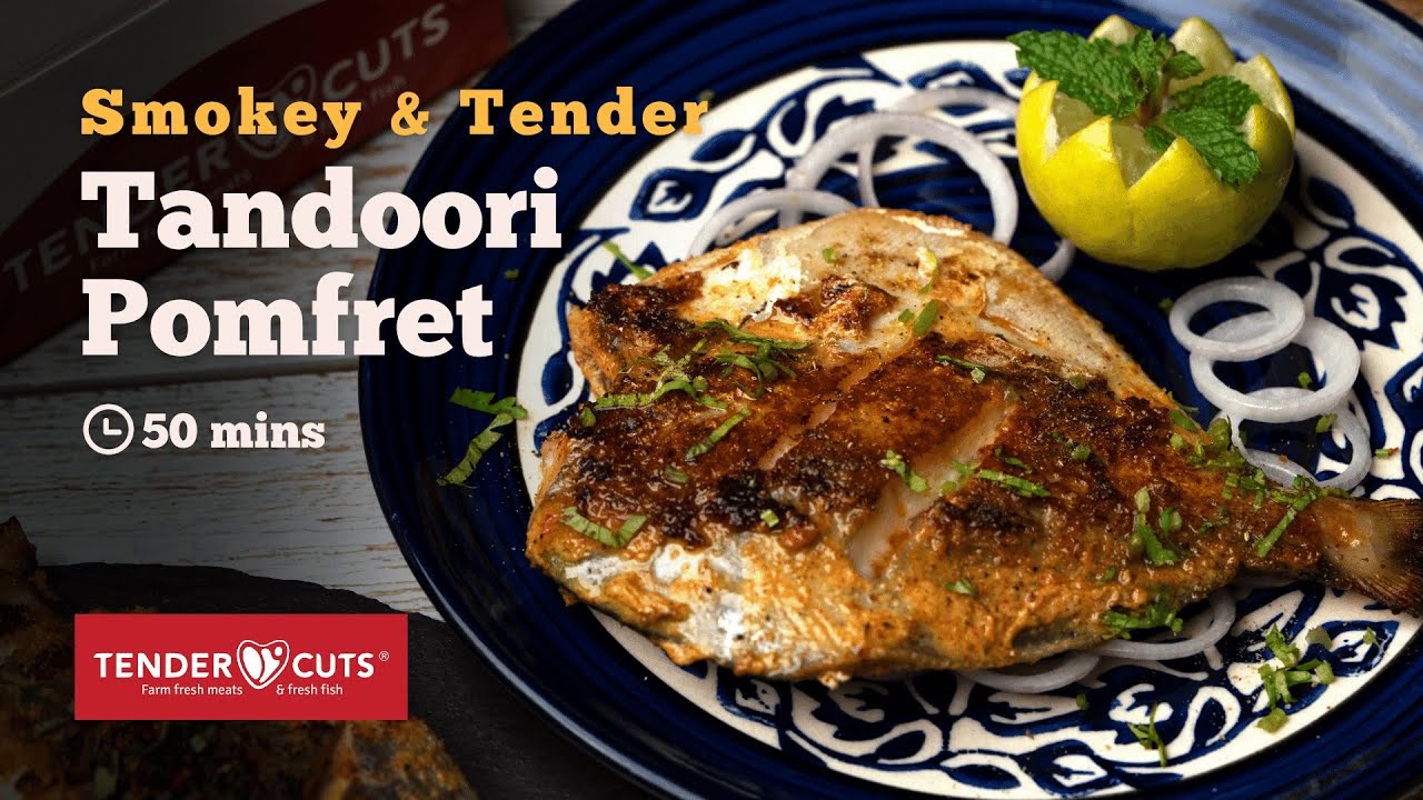 Tandoori Pomfret | Tandoori Whole Fish | Fish Starters | Punjabi ...