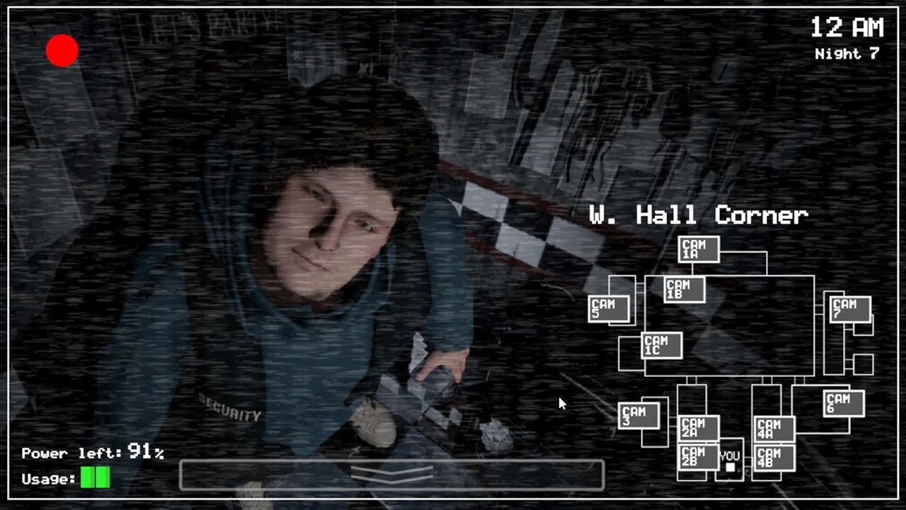 FNaF Movie: Mike Schmidt appears in the FNaF 1! (FNaF 1 Mods) - YouTube