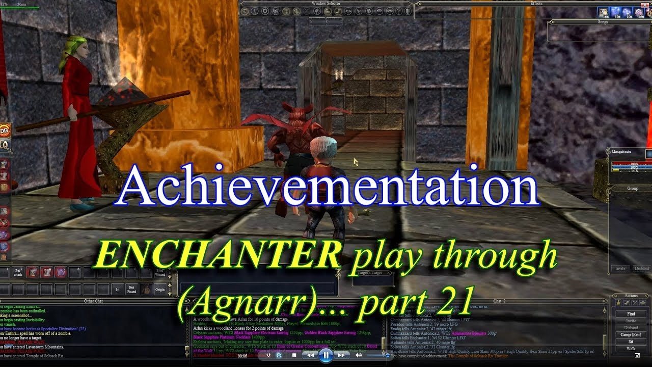 Achievementation "EVERQUEST"(Agnarr) Lets Play: Enchanter... part 21 ...