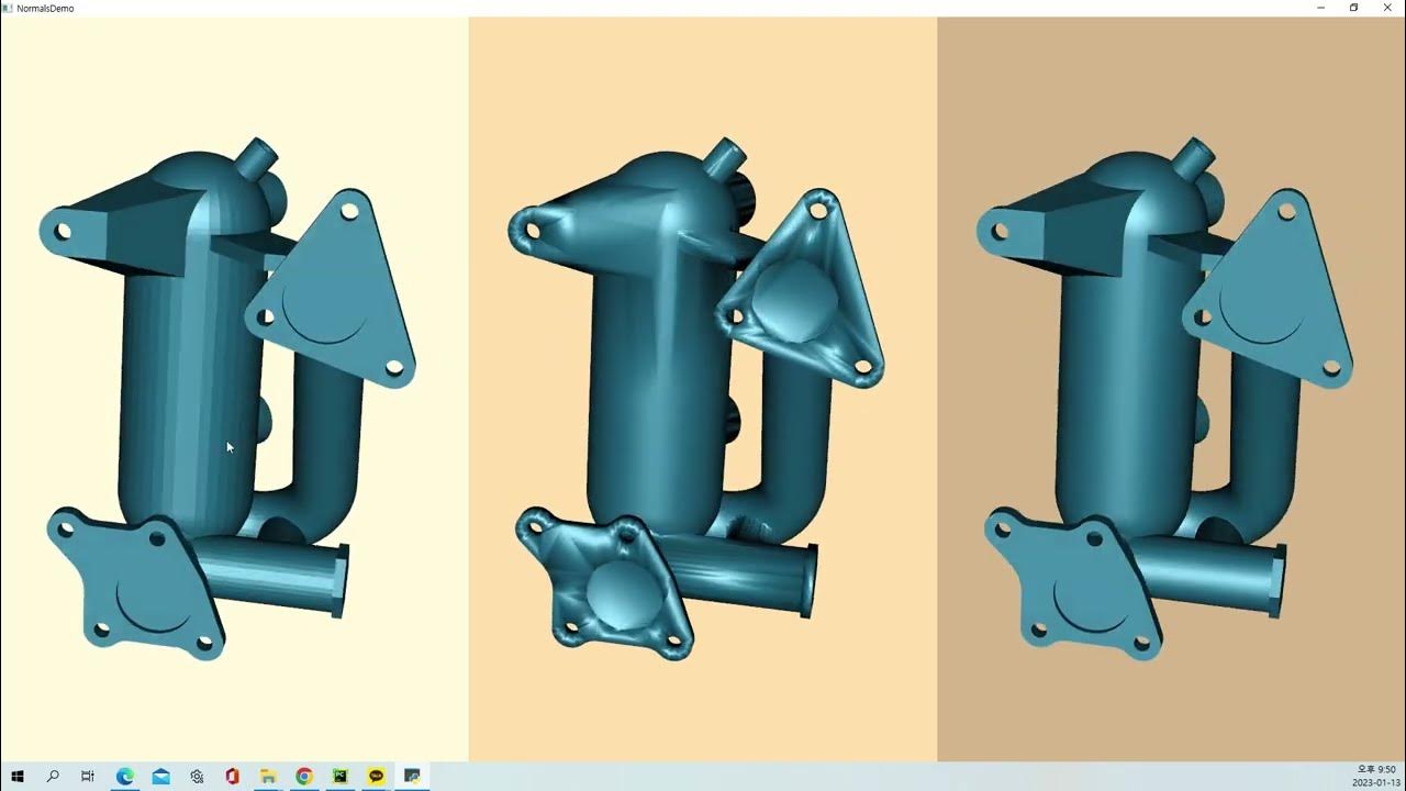 VTK Python Example - NormalsDemo - YouTube