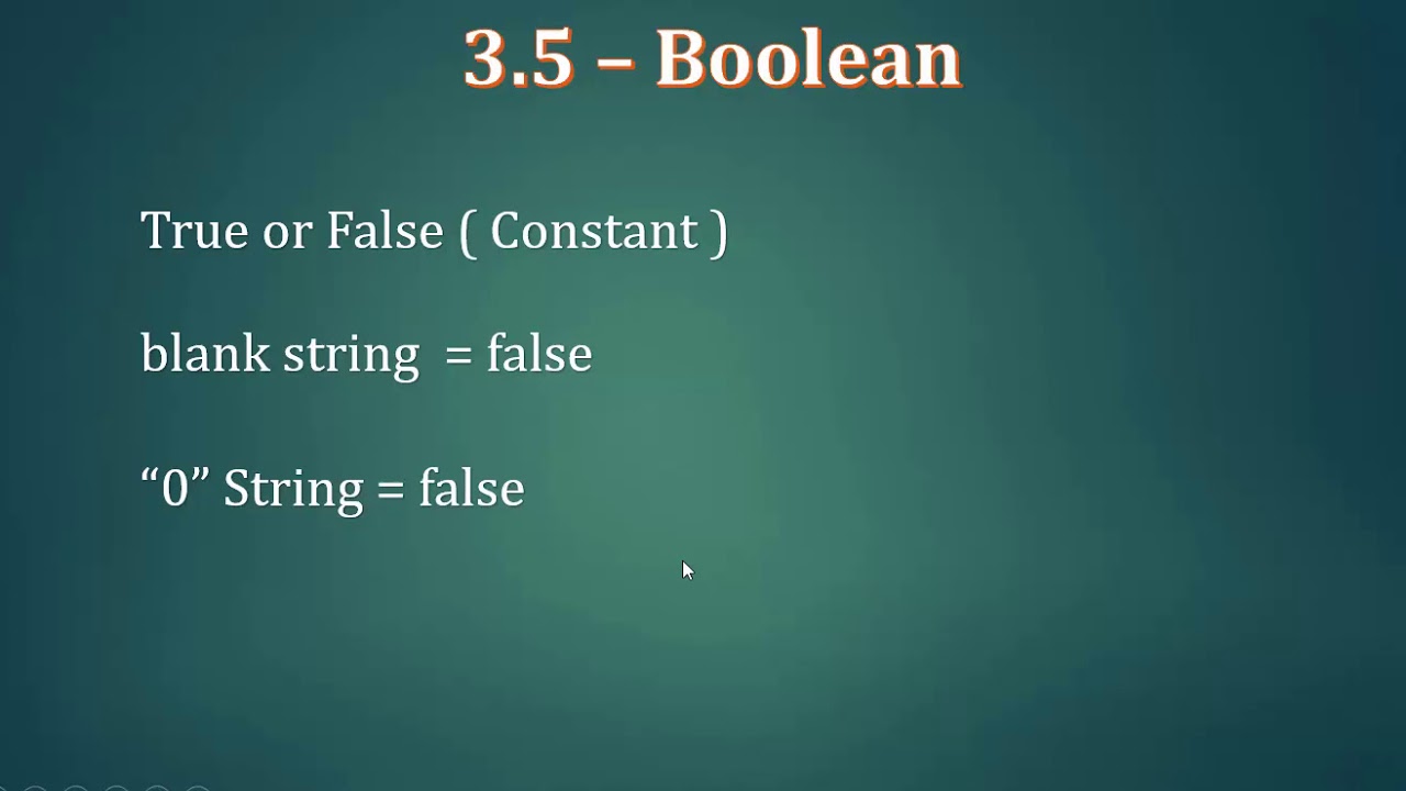 026 Boolean - YouTube