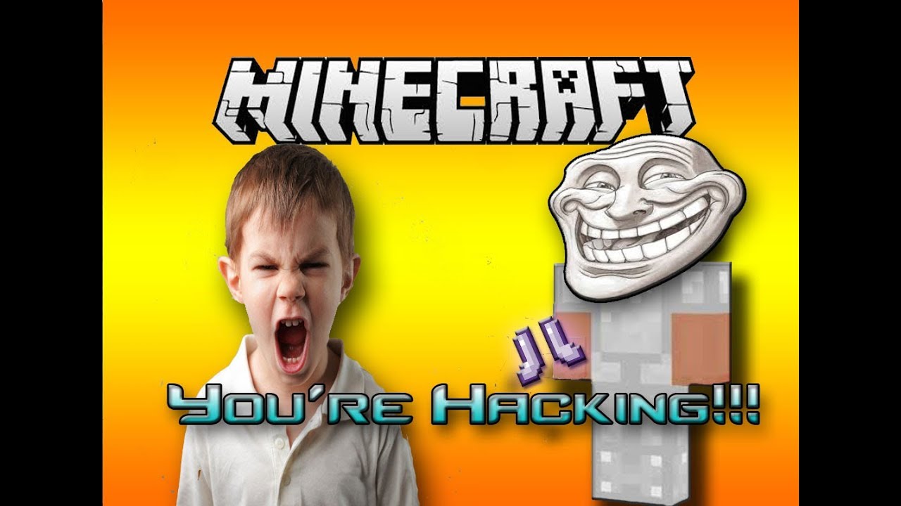 Minecraft: Kid gets trolled by HACKER! - YouTube