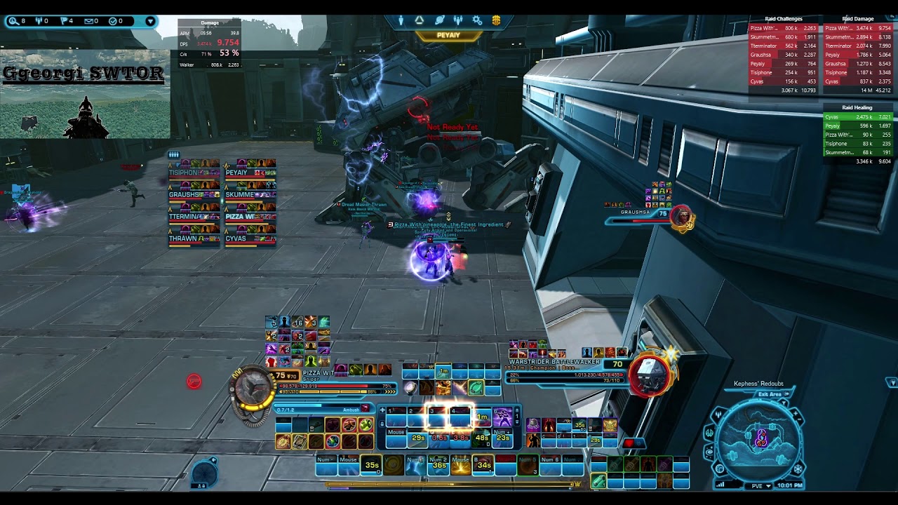 SWTOR - Warlord Kephess EC 8 nim/mm DPS PoV (6.2.) - YouTube
