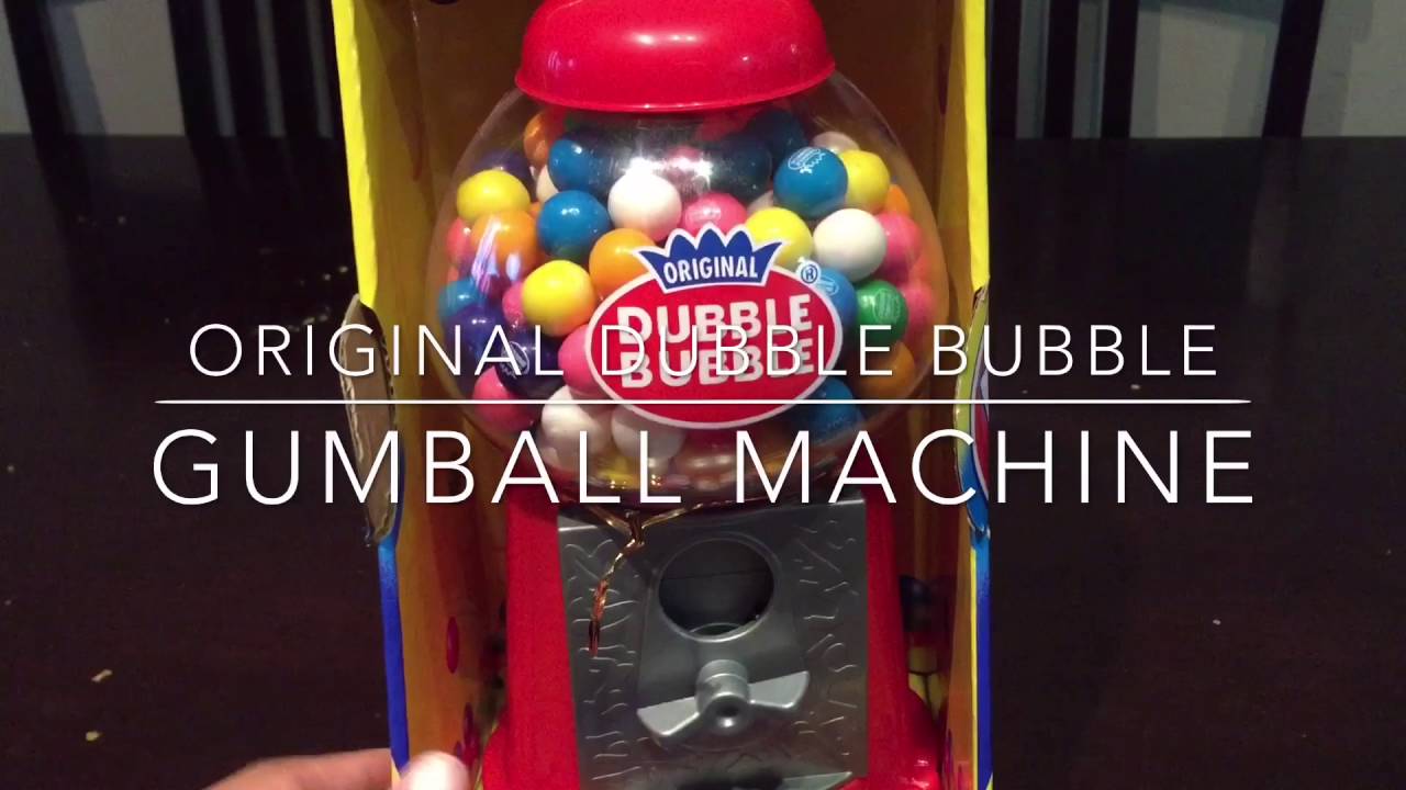 ORIGINAL DUBBLE BUBBLE GUMBALL MACHINE - YouTube