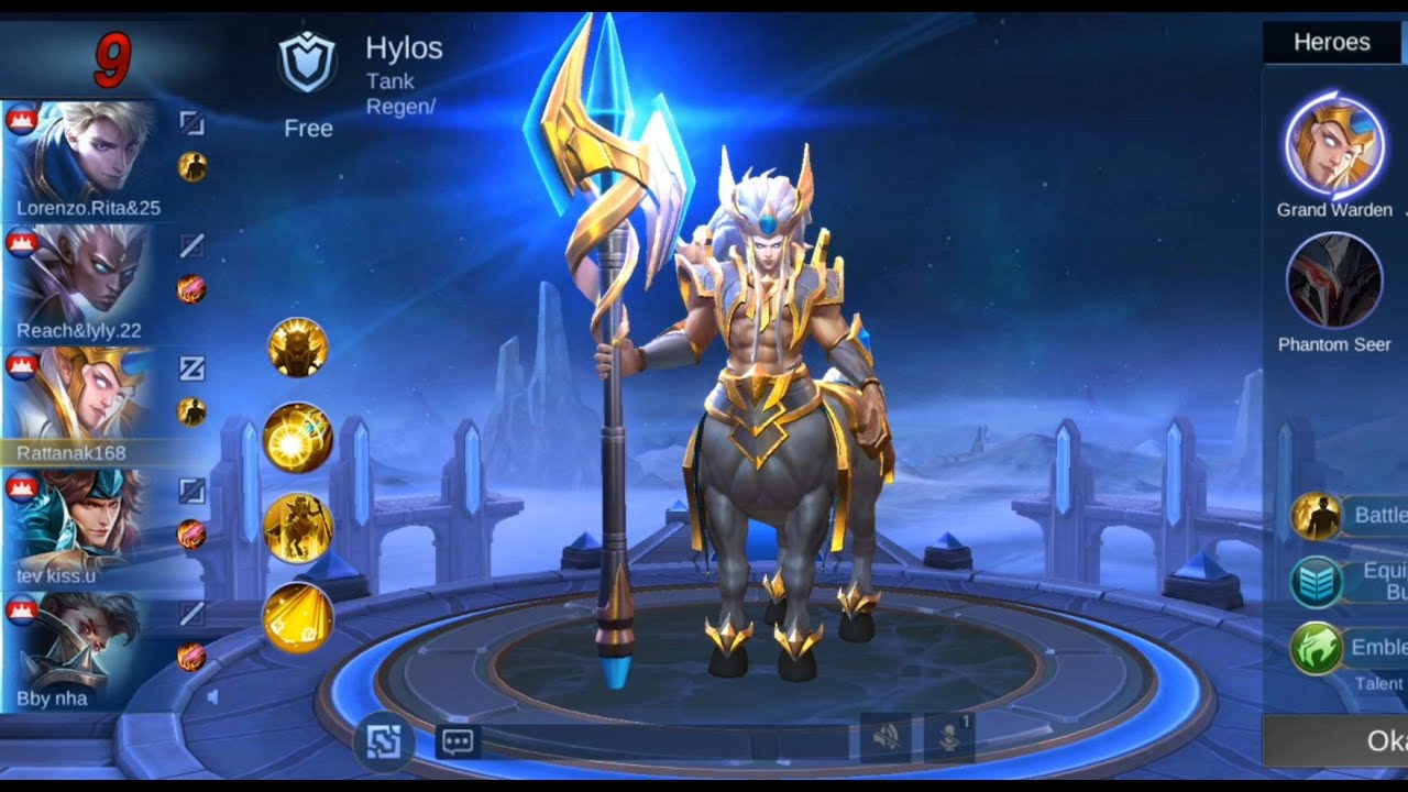 Mobile legends | Hylos Hero | Mobile legends Hylos | Top Hero in mobile ...