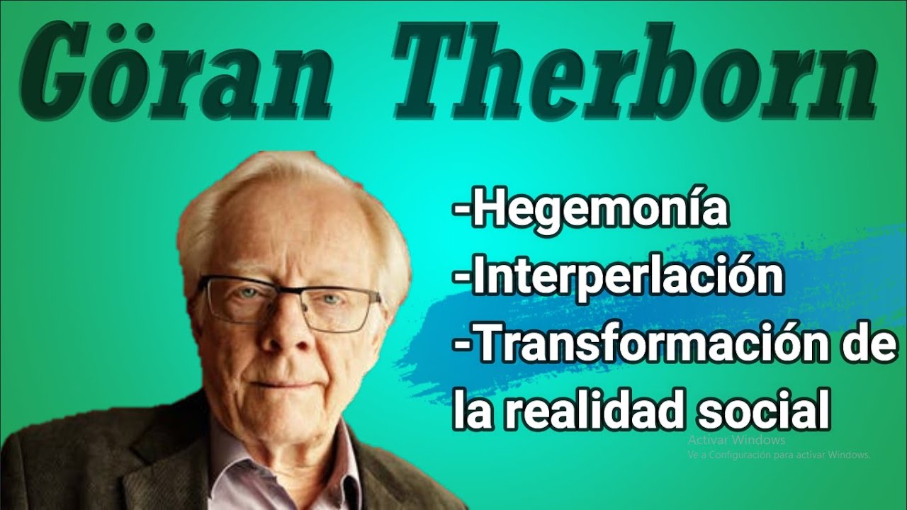 Göran Therborn - Hegemonía - YouTube