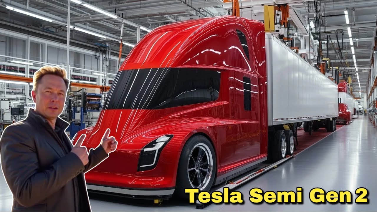 Tesla Semi Gen 2 – Worth $400K? Real TCO, Range & Charging Revealed ...