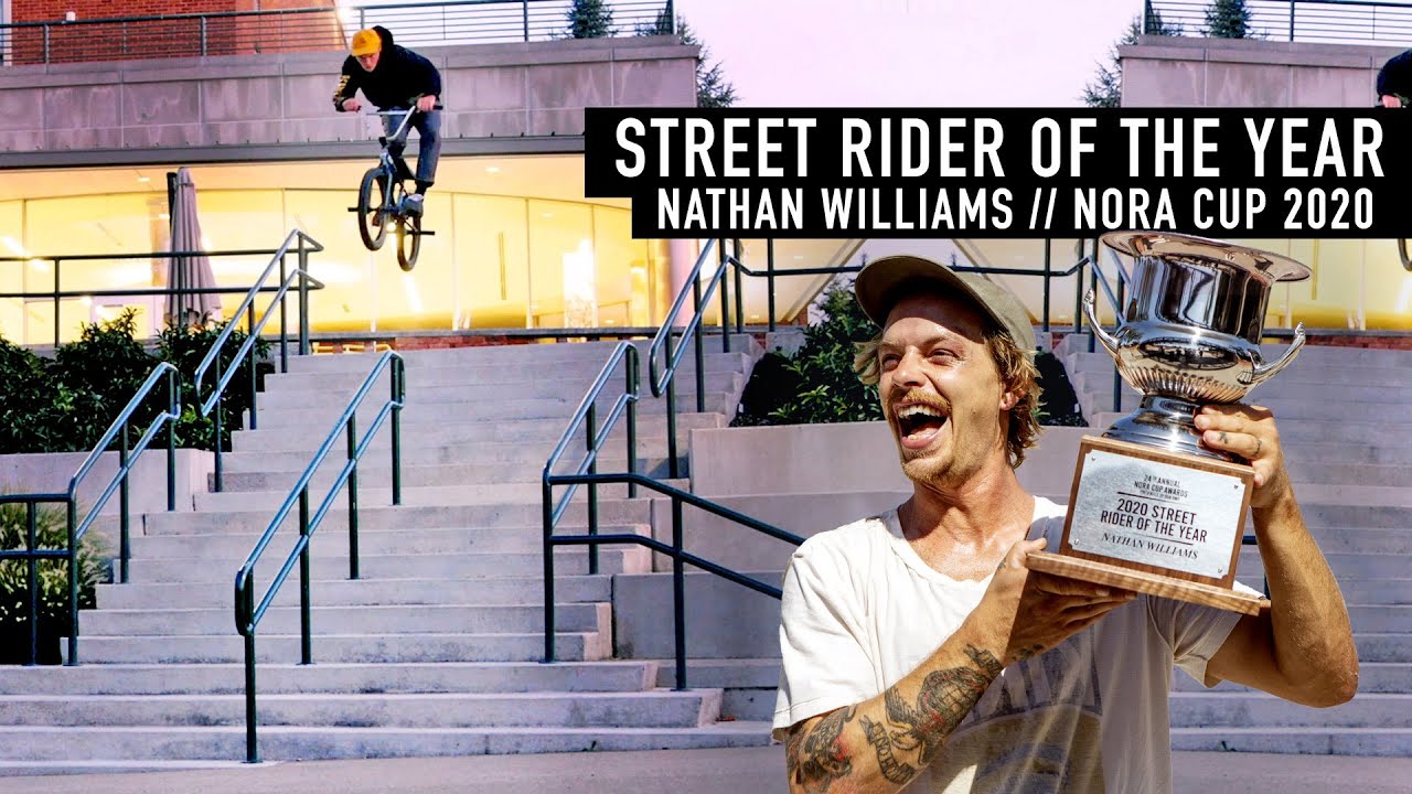 STREET RIDER OF THE YEAR - NATHAN WILLIAMS - NORA CUP 2020 - YouTube