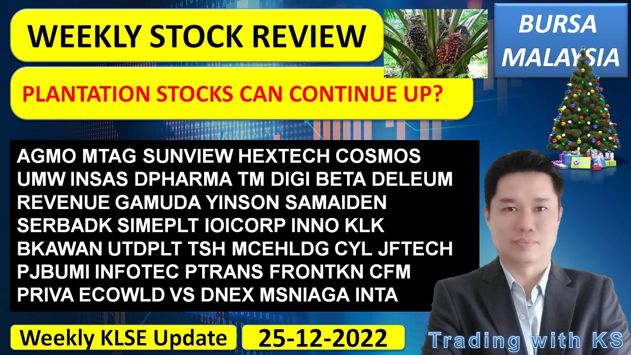Weekly KLSE BURSA Update - 25-12-2022 - PLANTATION STOCKS CAN CONTINUE ...