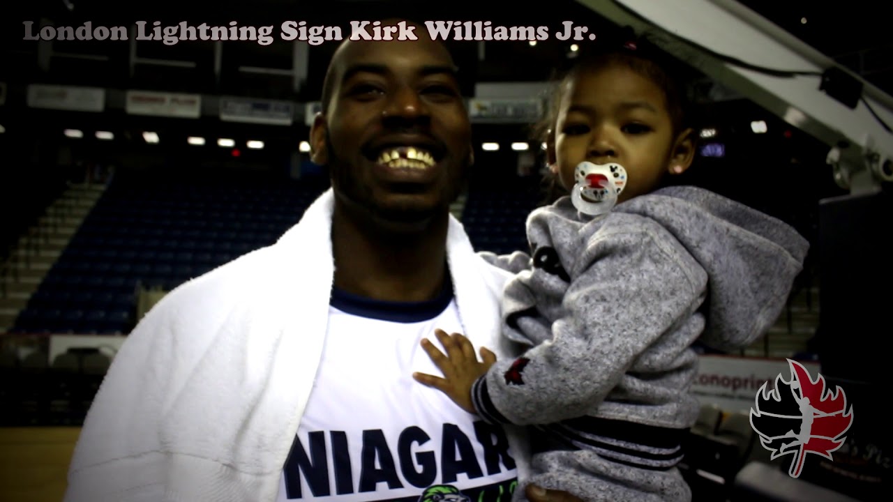 Kirk Williams Jr. Signs with London Lightning | NBL Canada - YouTube