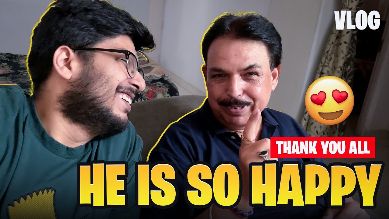 He is so happy💖 | Thank you all -vlog - YouTube