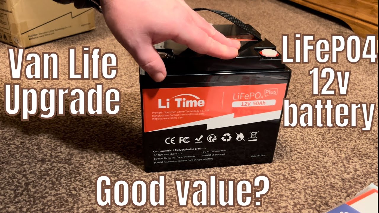 Li Time 12v LiFePO4 50ah LITHIUM BATTERY Unboxing | CADDY VAN Upgrade ...