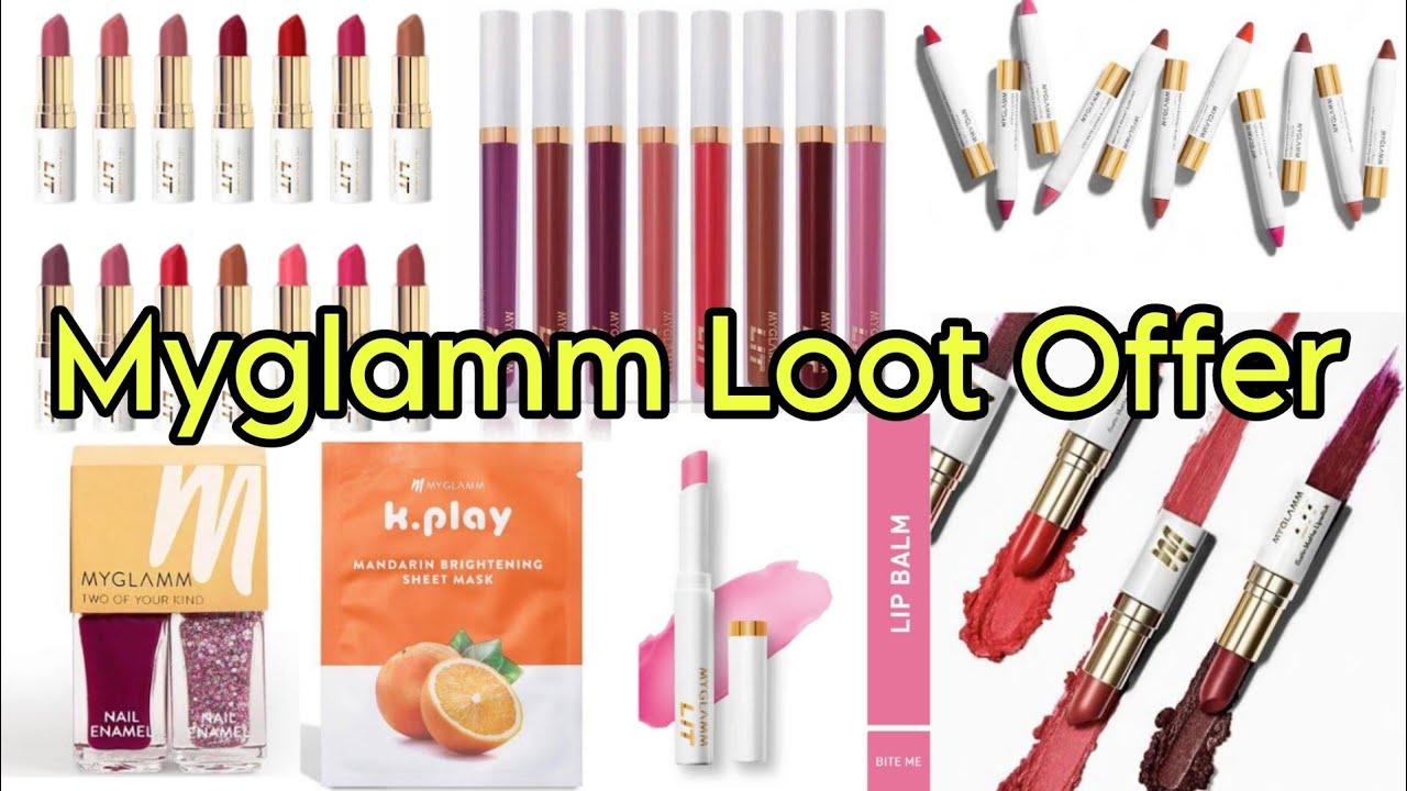 COMBO LOOT OFFER | Myglamm New loot offer | Shopping loot Today - YouTube
