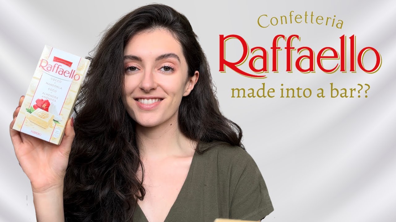 they made a Raffaello bar?? - Ferrero Raffaello chocolate bar review ...