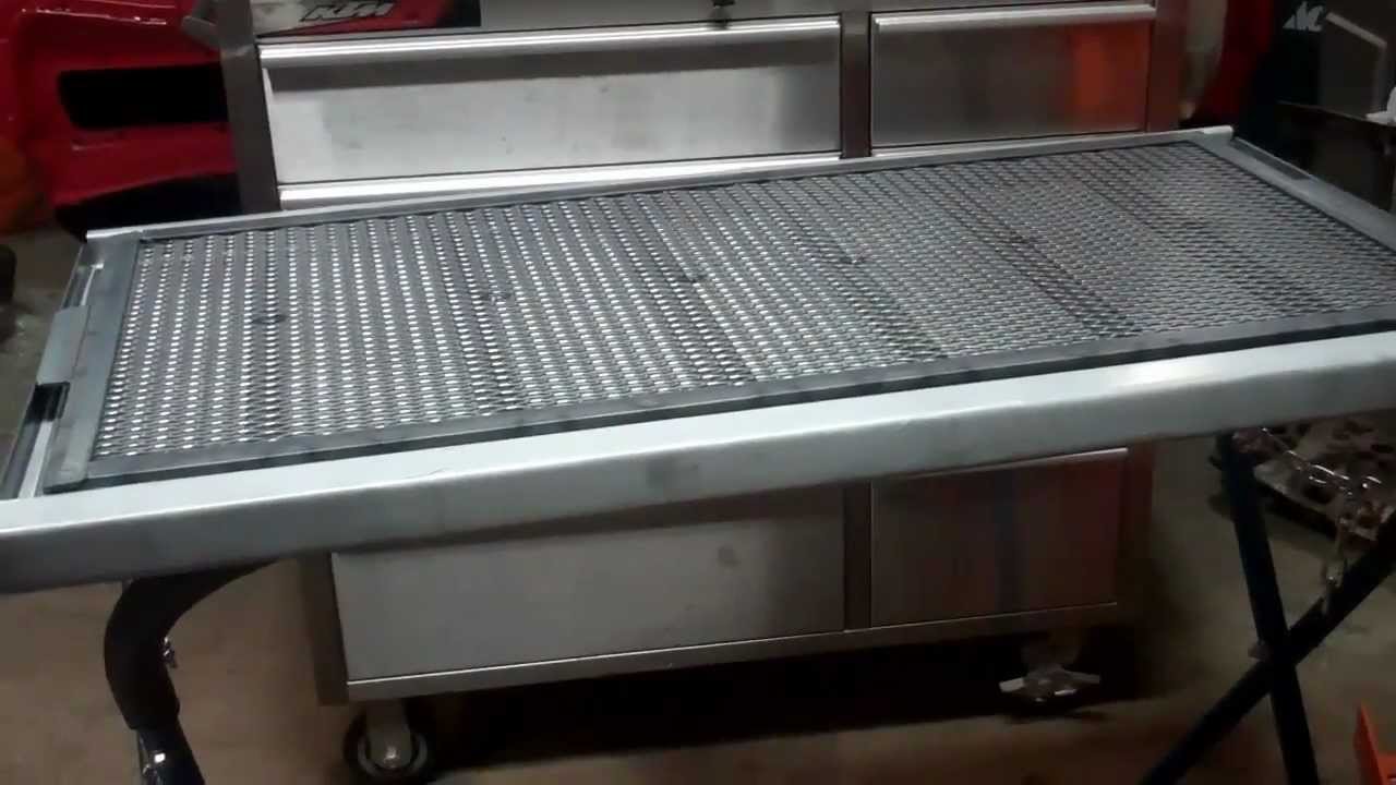 New Shop Work Table Unpacking - YouTube