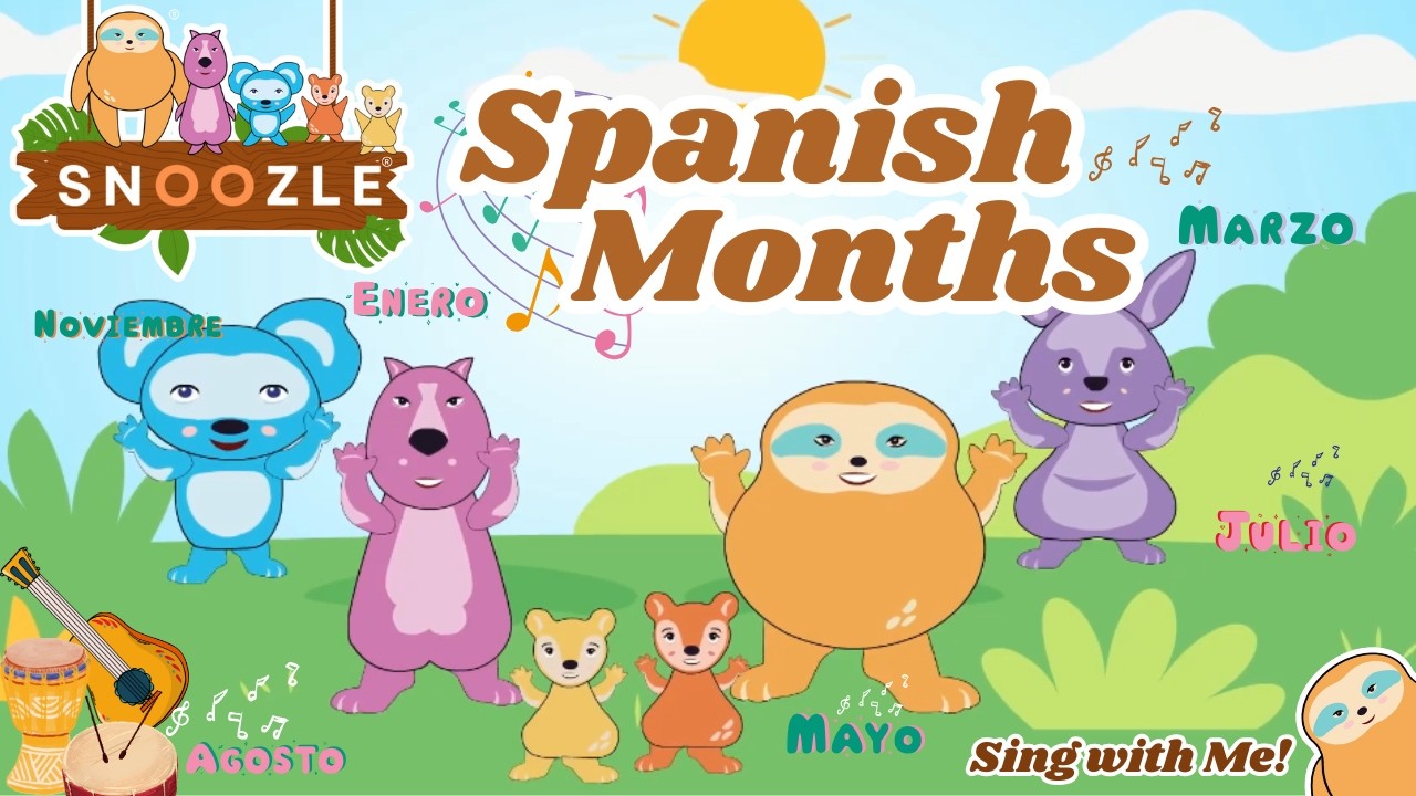The Months of the Year in Spanish Song! (Los Meses del Año) | Learn ...