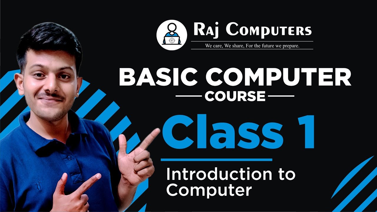 BASIC COMPUTER COURSE CLASS 1 - कंप्यूटर का परिचय (INTRODUCTION TO ...
