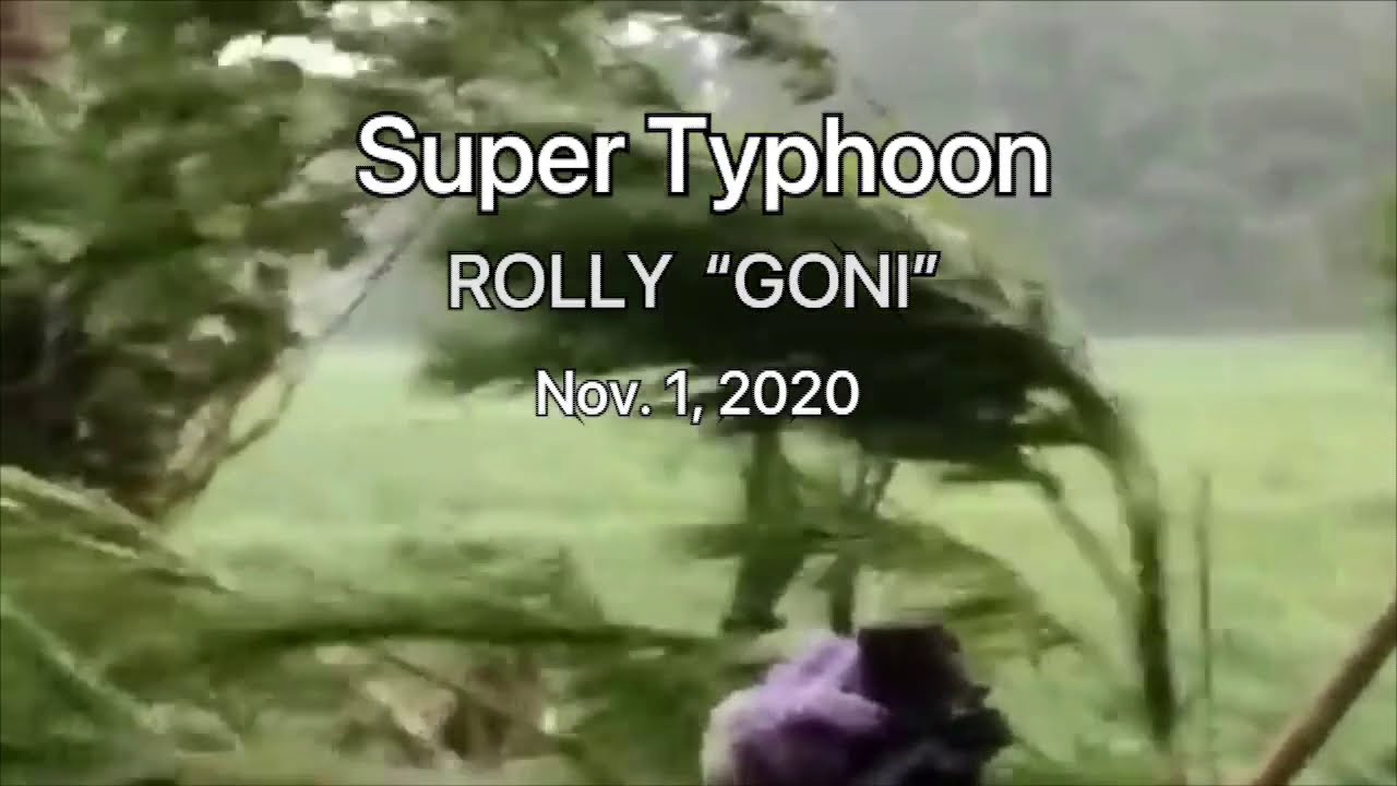 Super Typhoon Rolly “Goni” - YouTube